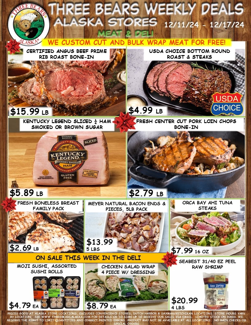 1 Three Bears Alaska Weekly Sales Alaska Locations - Three Bears Alaska