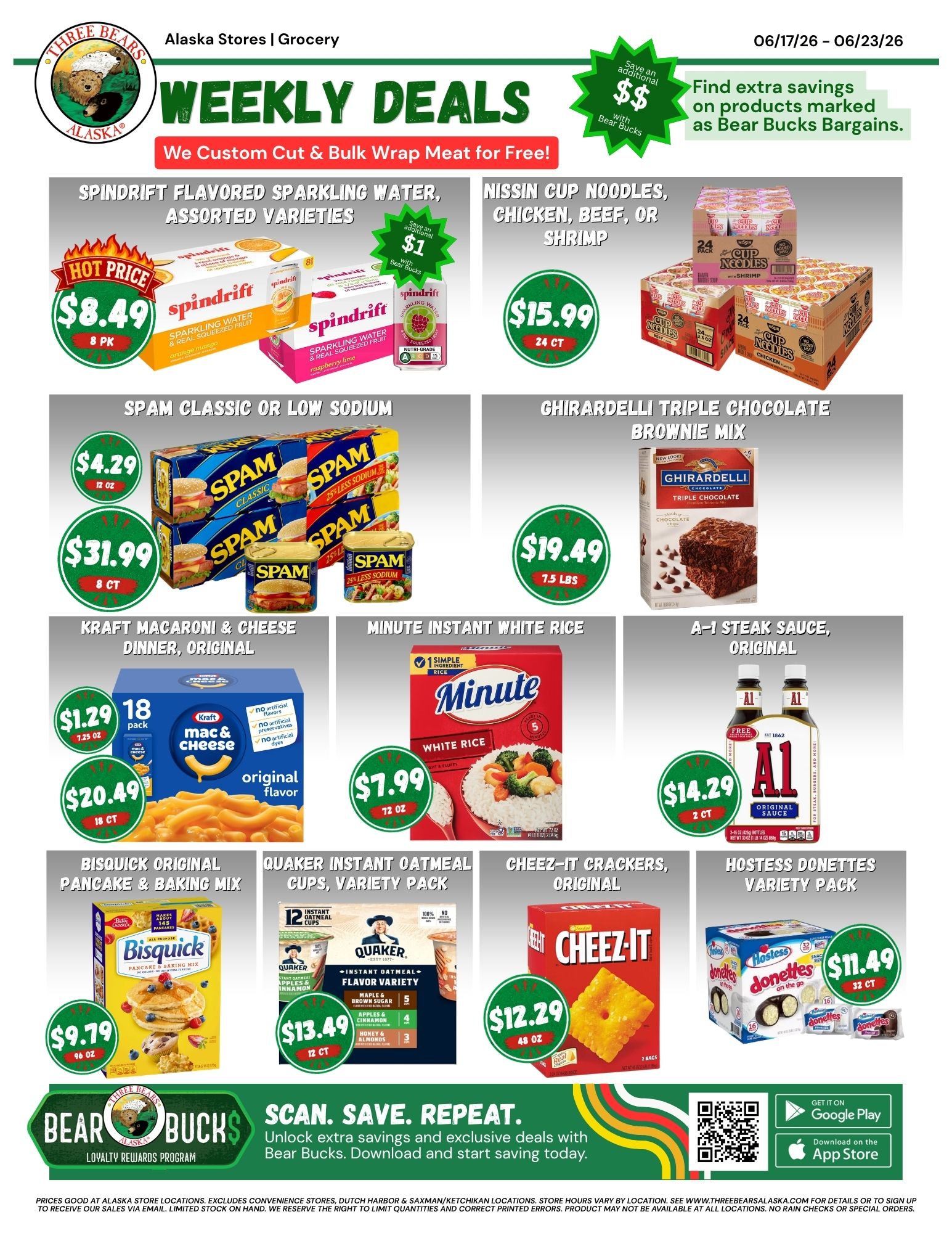 Alaska Stores Weekly Specials - Three Bears Alaska